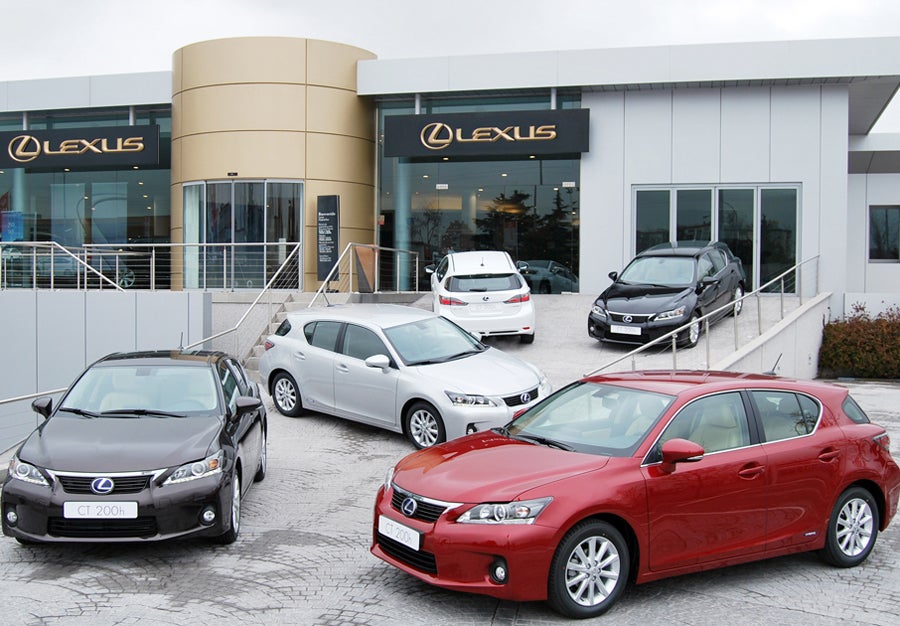 Gama Lexus con tecnología de luces de led