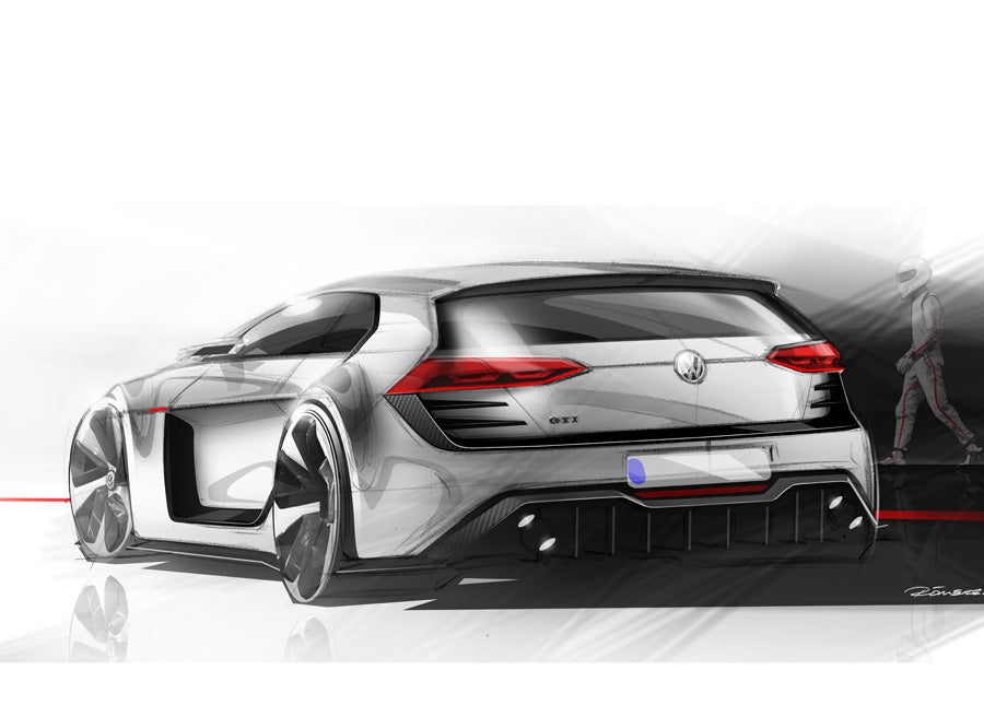 VW Golf Design Vision GTI, un concept con 503 CV