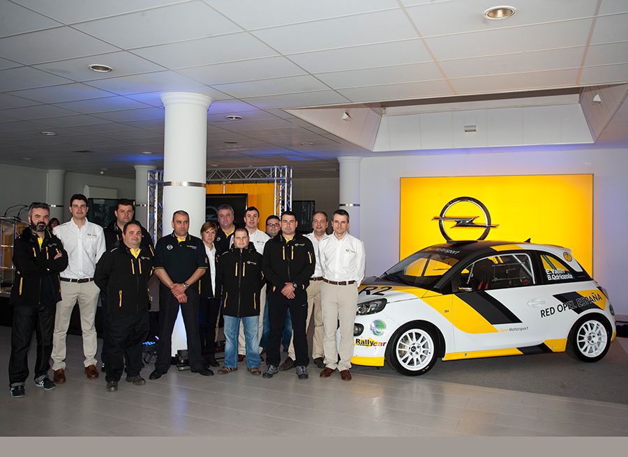 Nuevo equipo oficial Opel Adam R2 de Red Opel España