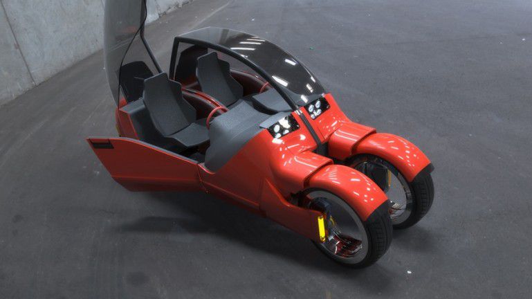 Lane Splitter, el coche que se convierte en dos motos
