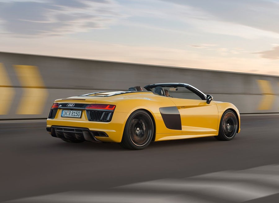 Audi R8 Spyder V10: pura pasión descapotable en Nueva York