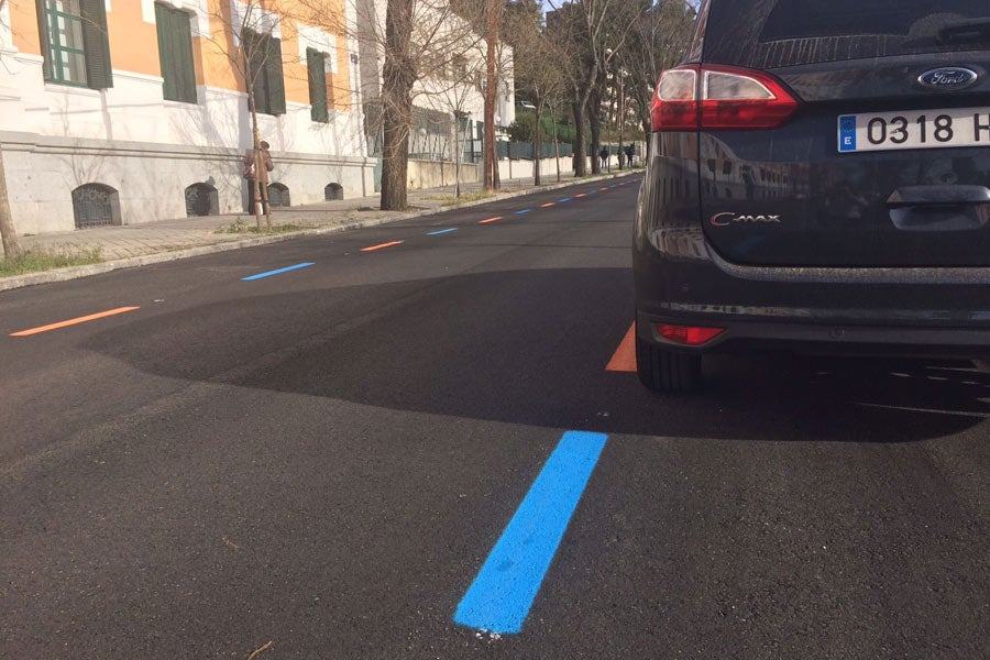 ¿Qué significan estas líneas azules y naranjas en las zonas SER ...