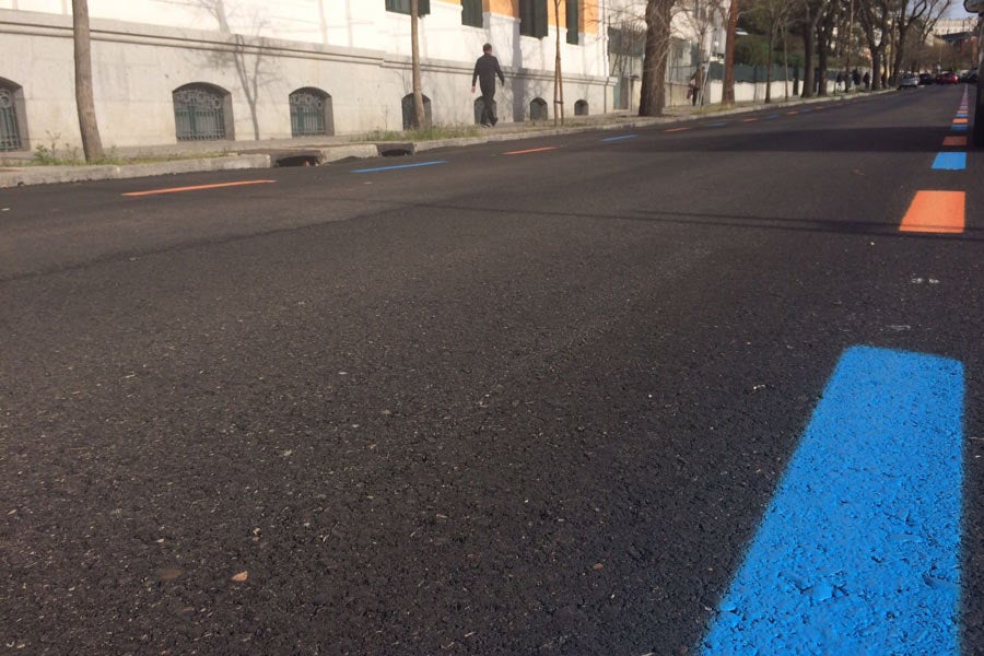 ¿Qué significan estas líneas azules y naranjas en las zonas SER ...