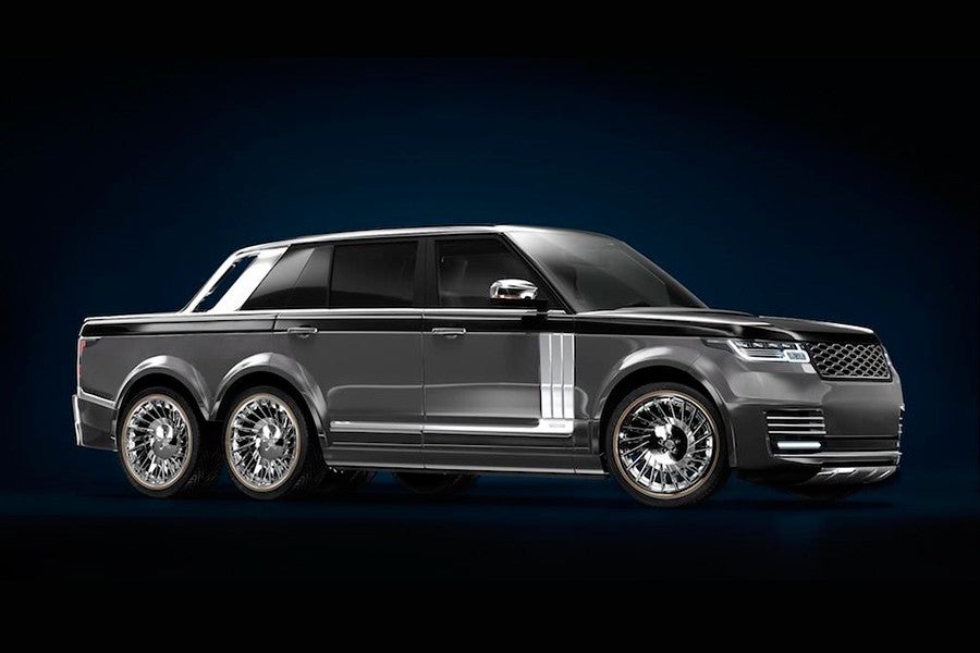 Range Rover 6x6 pick up: el yate de Fotiadis | Autocasión