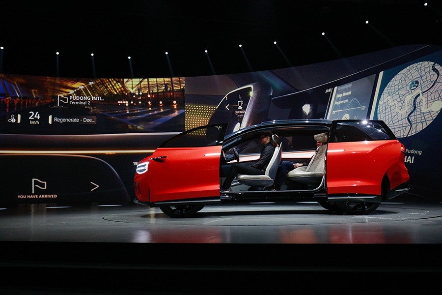 Debut del VW ID.Roomzz en Shangai: ¿vuelven los monovolúmenes? | Autocasión