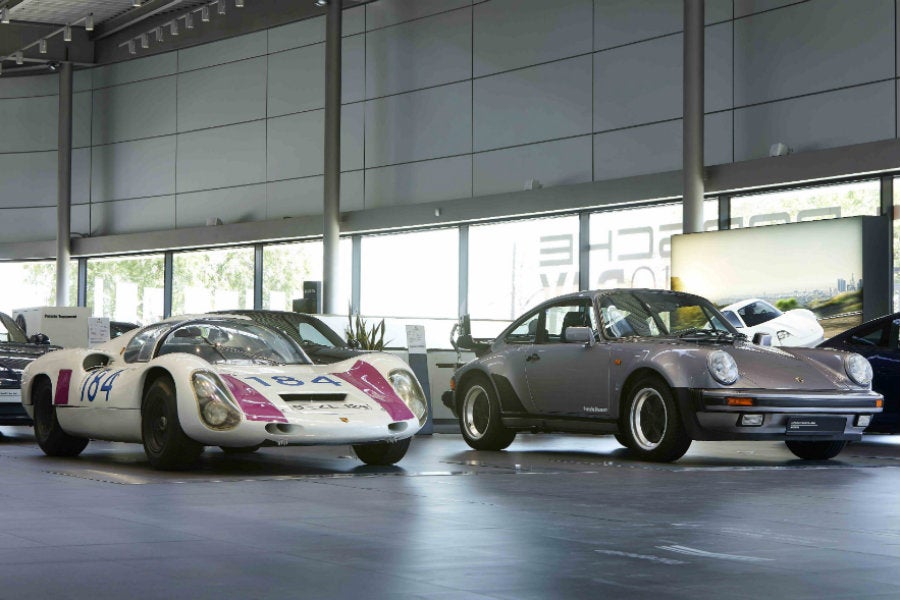 Dos coches históricos del Museo Porsche están expuestos en Madrid ...