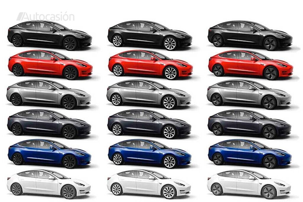 Estos son los “anodinos” colores que elegimos para nuestros coches ...