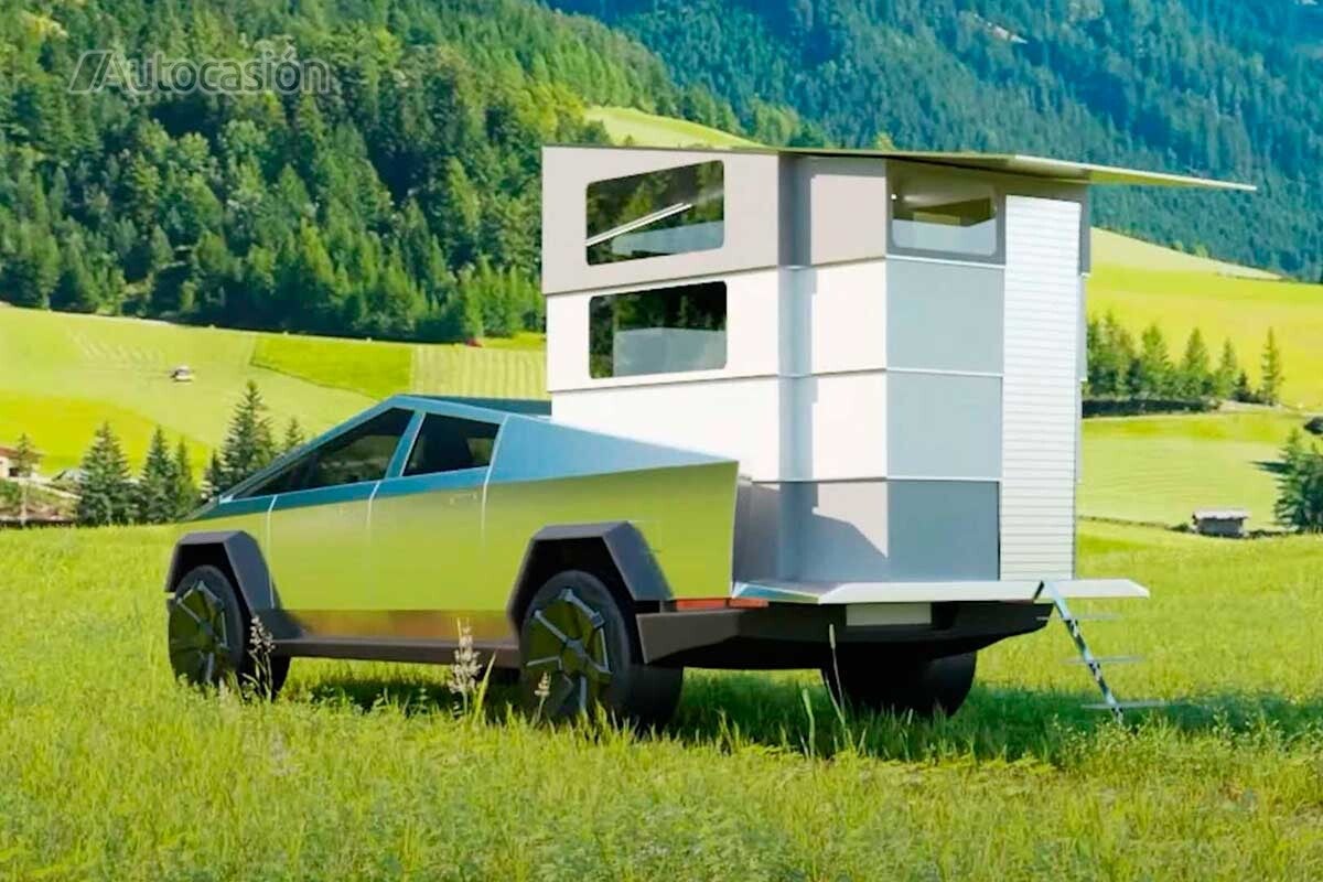 CyberLandr camperiza el Tesla Cybertruck | Autocasión