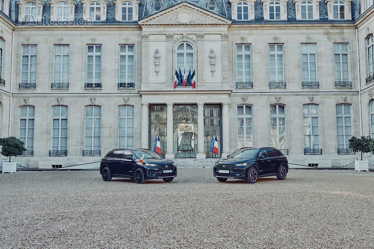 Así es el DS 7 que protege al presidente de Francia, Emmanuel Macron ...