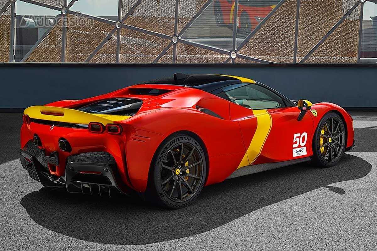 Ferrari se autohomenajea por su victoria en Le Mans con este SF90 ...