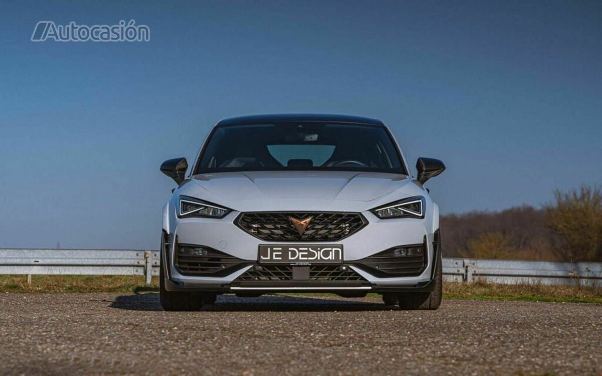 JE Design adorna el Cupra León con este alerón que te dejará con la ...