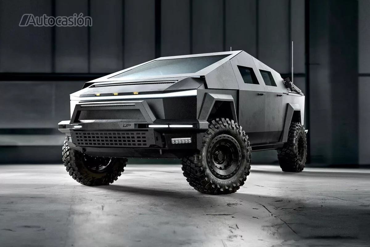 Este Tesla Cybertruck está preparado para sobrevivir a una apocalipsis ...
