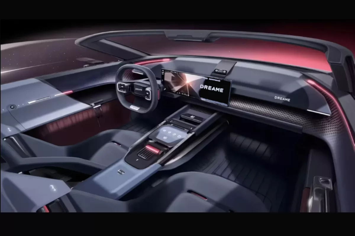 El primer coche de Dreame es una copia con 4 puertas del Bugatti Chiron ...